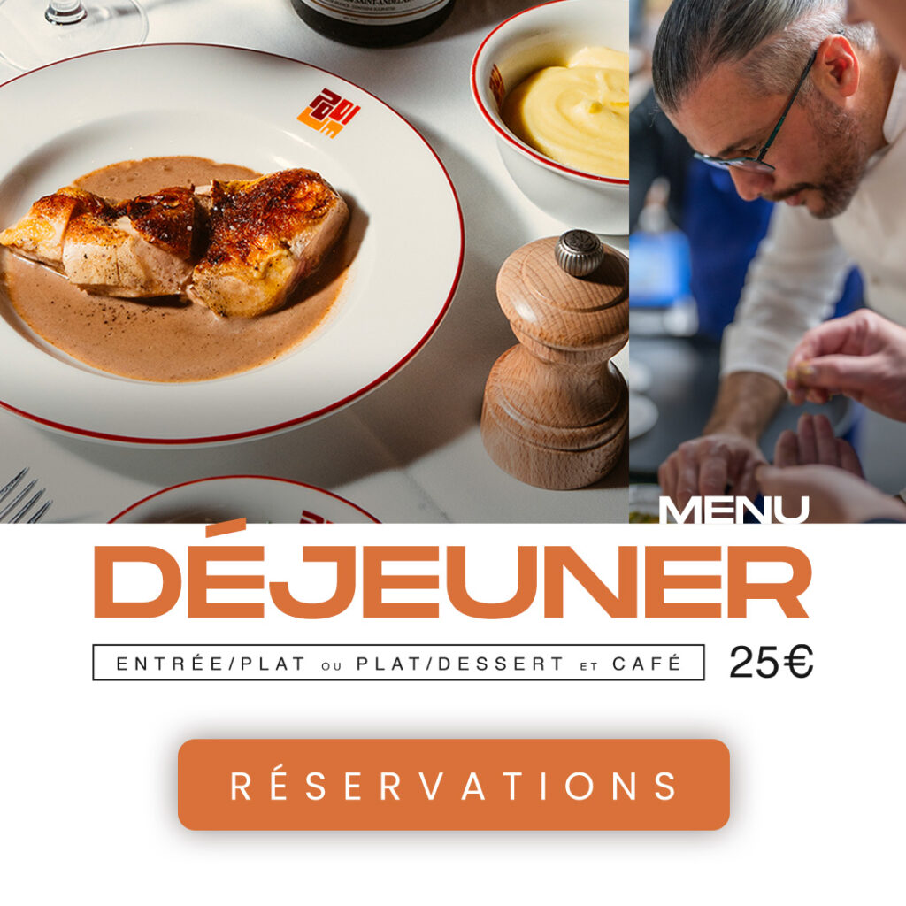 Restaurant Podium à Paris 15e. Bistrot festif
